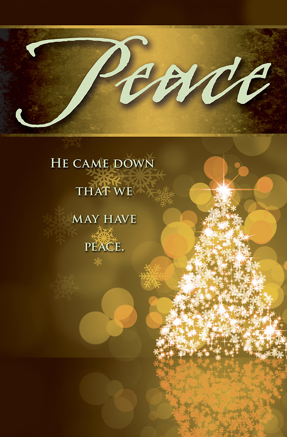 Peace Tree Advent Bulletin (Pkg of 50) | Cokesbury