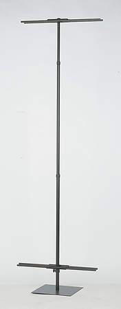 Double-Sided Black Banner Stand - Black